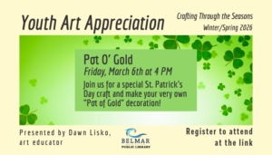 Youth Art Appreciation: Pot O’ Gold – Belmar Public Library